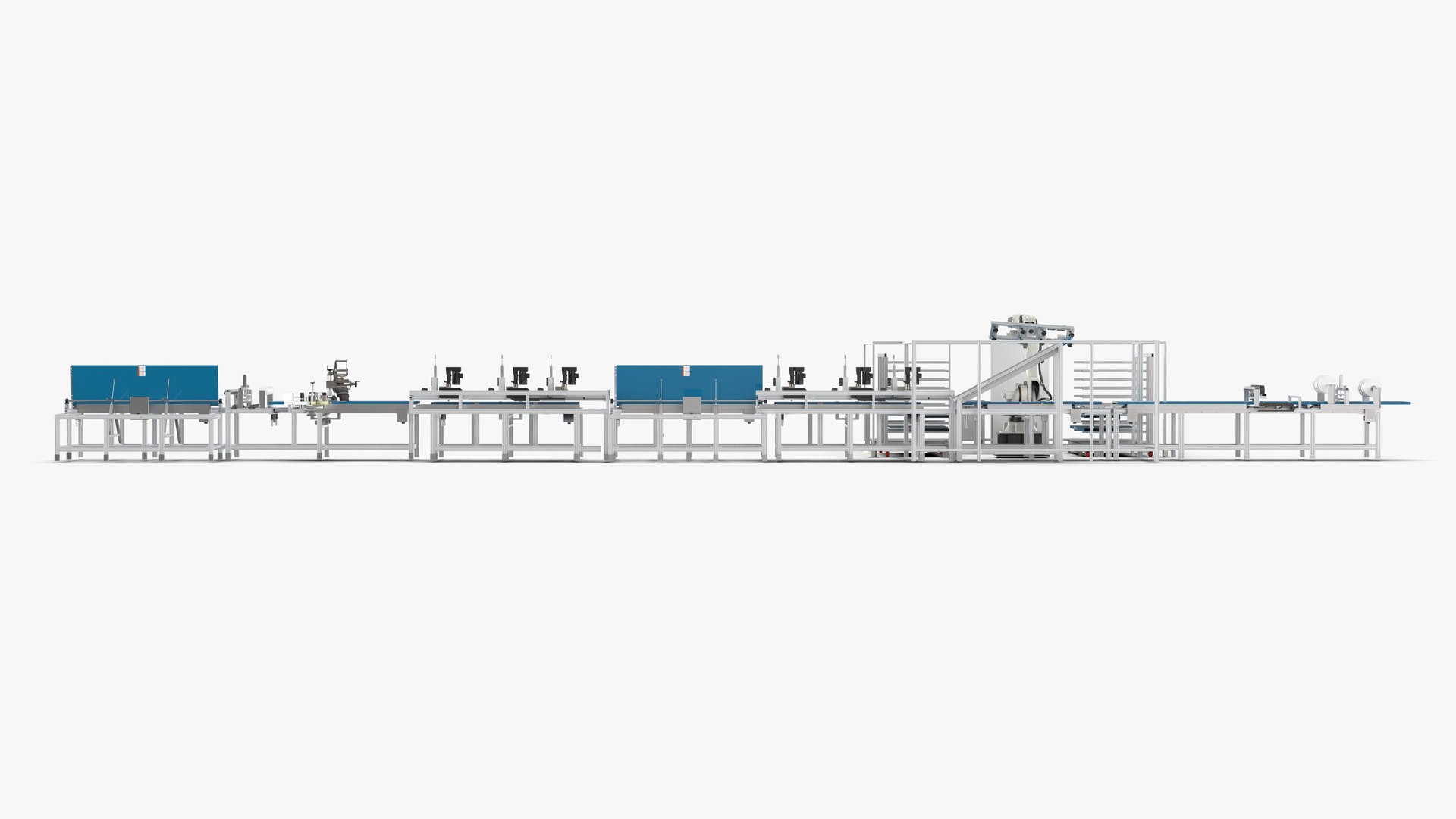3D Model Automatic Hall Door Panel Assembly Line - TurboSquid 2248343