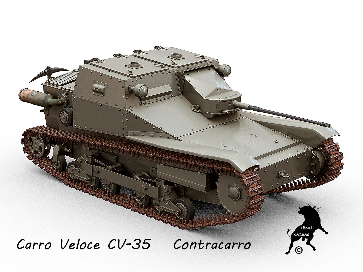 3ds Max Cv-35 Carro Veloce
