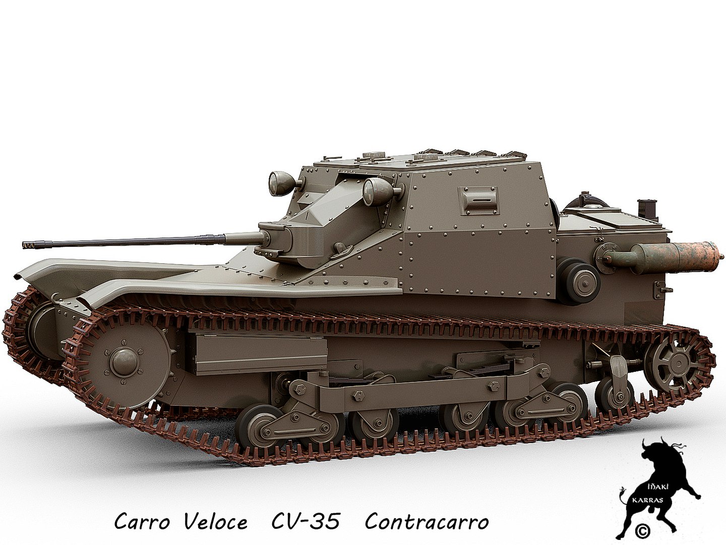 3ds Max Cv-35 Carro Veloce