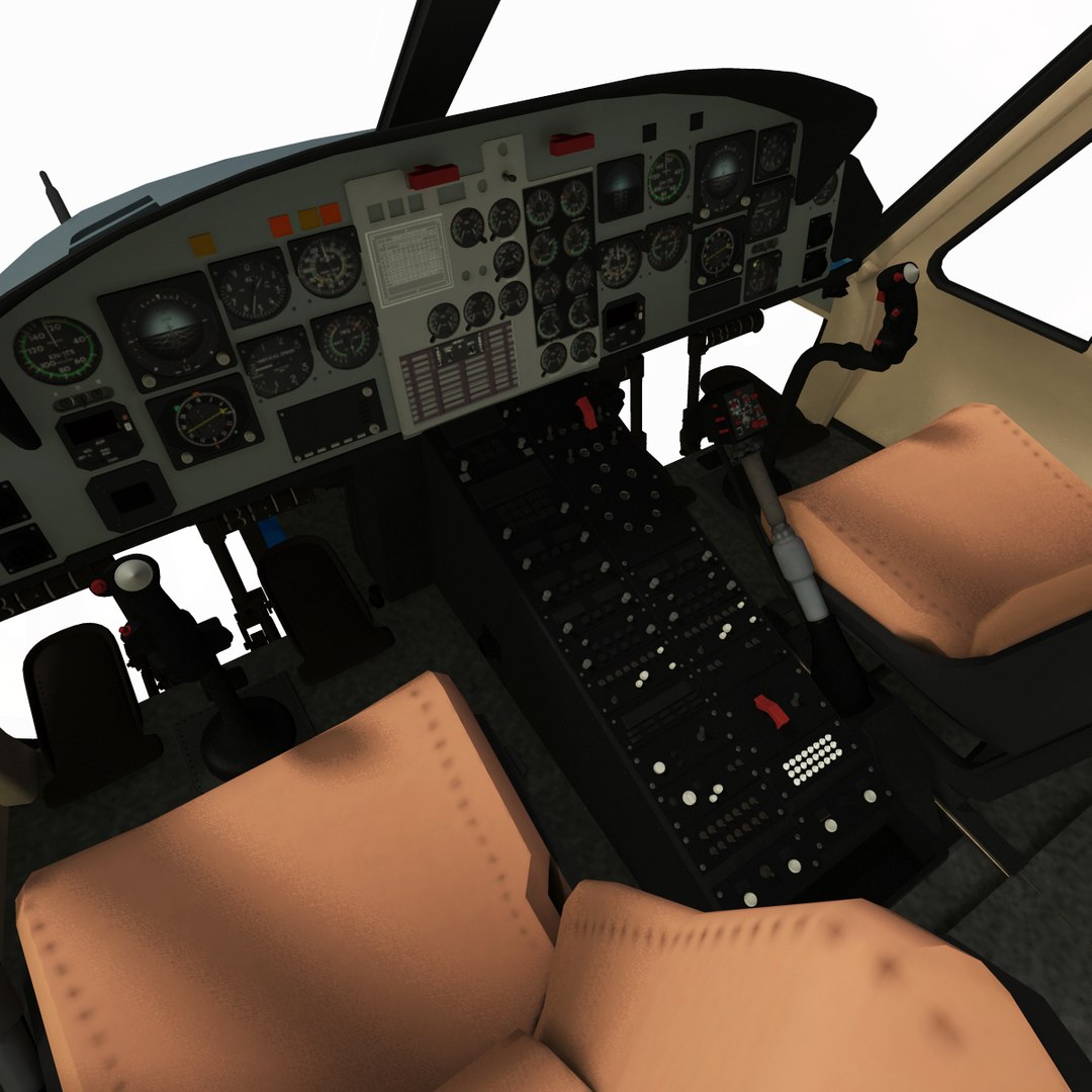 Bell 412 Cockpit