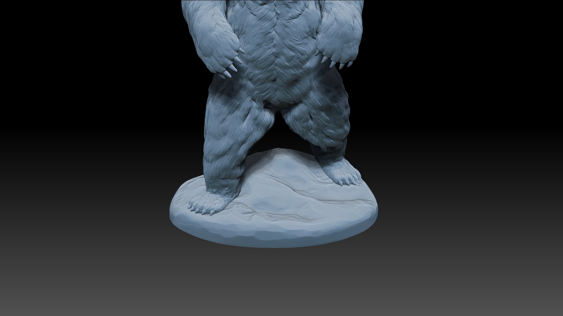 3D Bear Statue Print Ready - TurboSquid 1947372