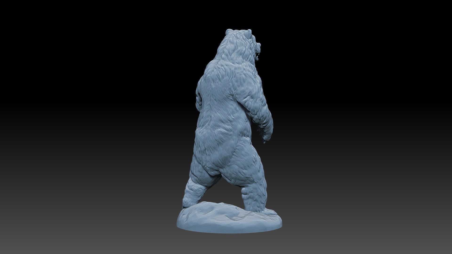 3D Bear Statue Print Ready - TurboSquid 1947372