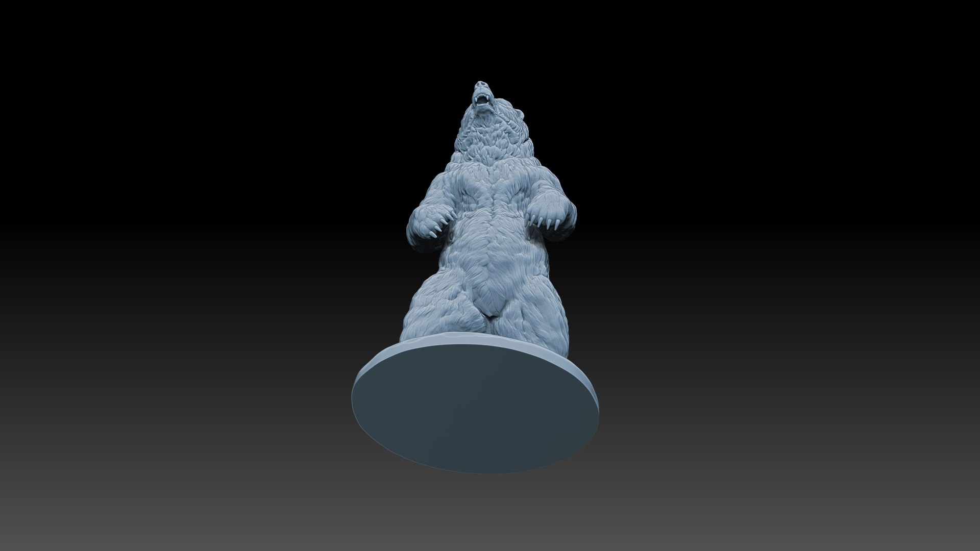 3D Bear Statue Print Ready - TurboSquid 1947372