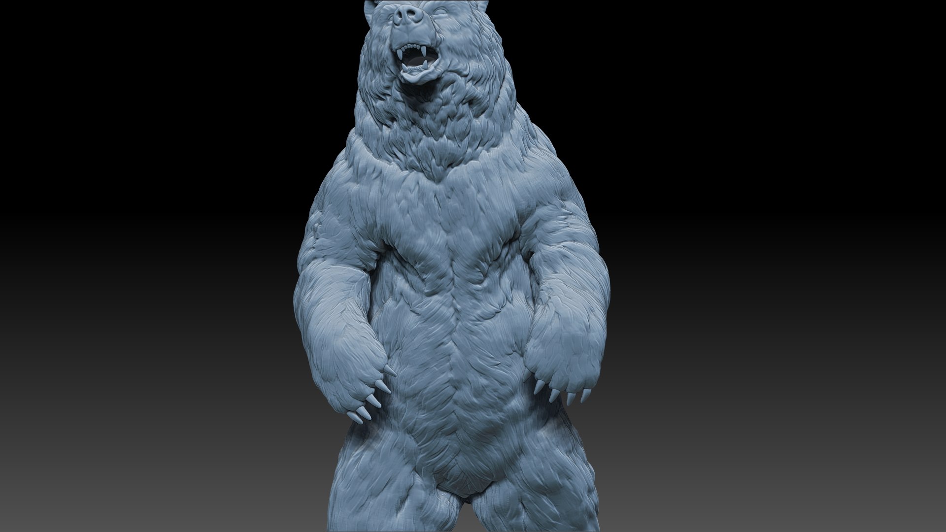3D Bear Statue Print Ready - TurboSquid 1947372
