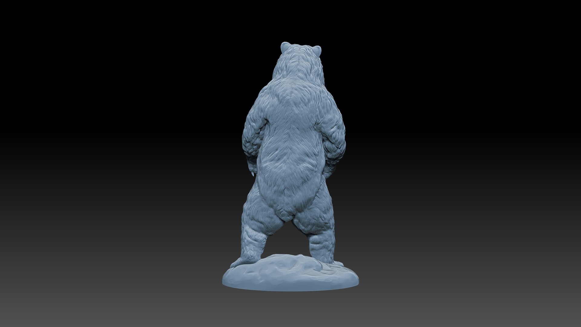 3D Bear Statue Print Ready - TurboSquid 1947372