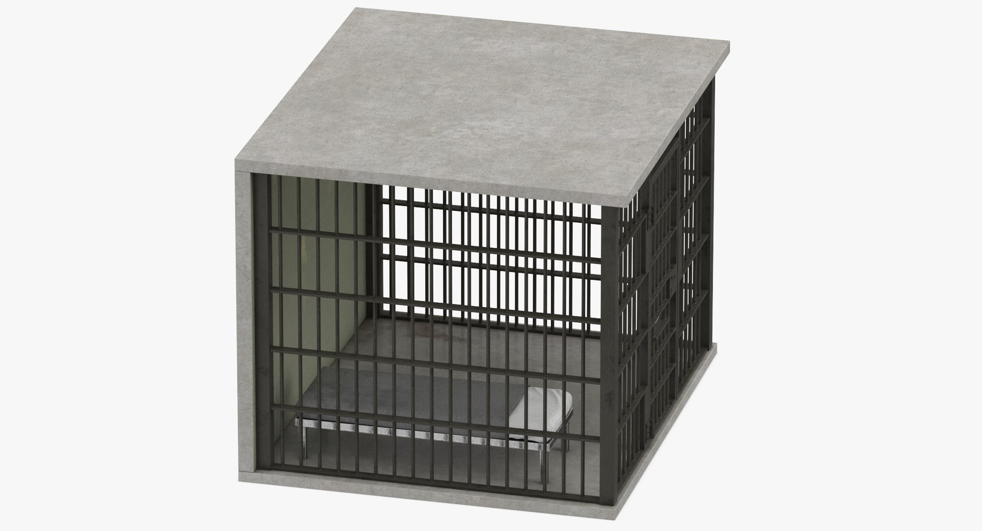Jail Cell 01 3D Model - TurboSquid 1321636