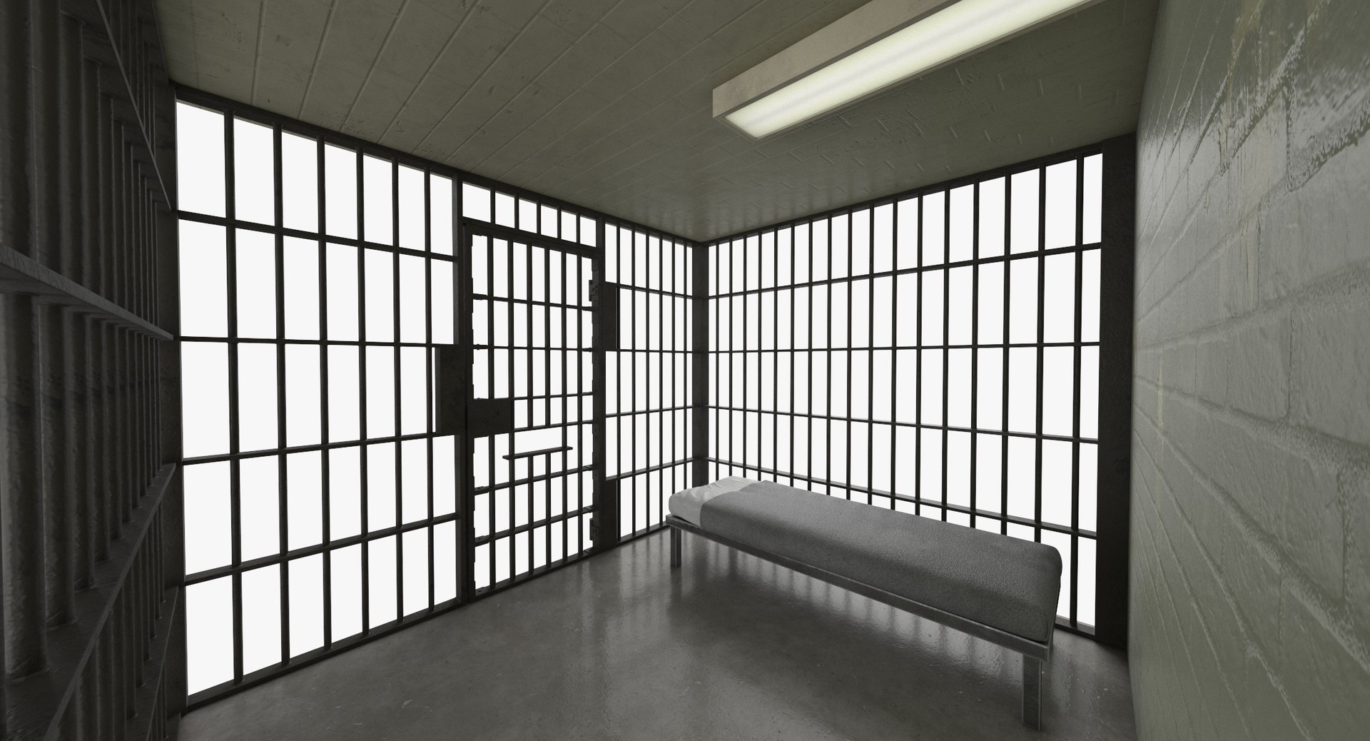 Jail Cell 01 3D Model - TurboSquid 1321636