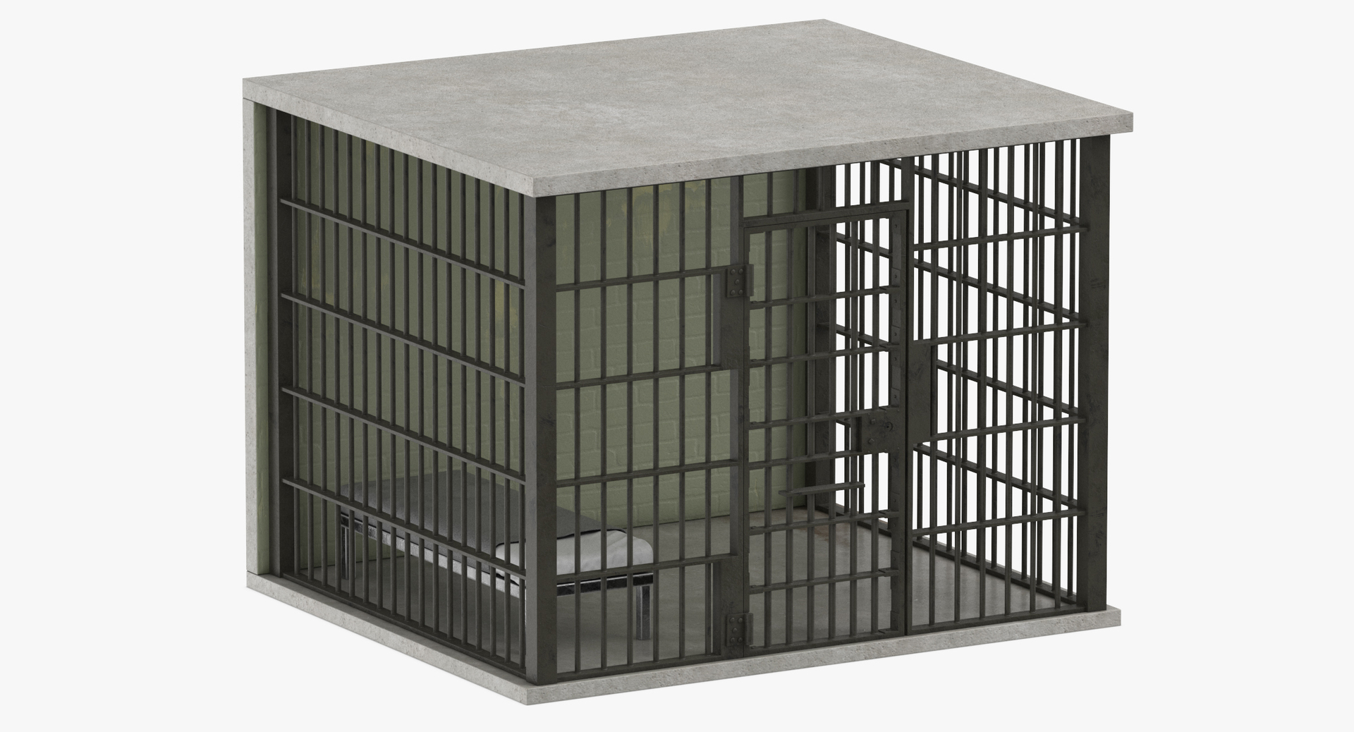 Jail Cell 01 3D Model - TurboSquid 1321636