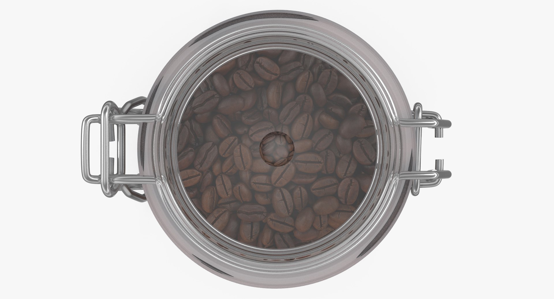 Coffee Beans Roasted Glass Jar 3D Model - TurboSquid 1430111