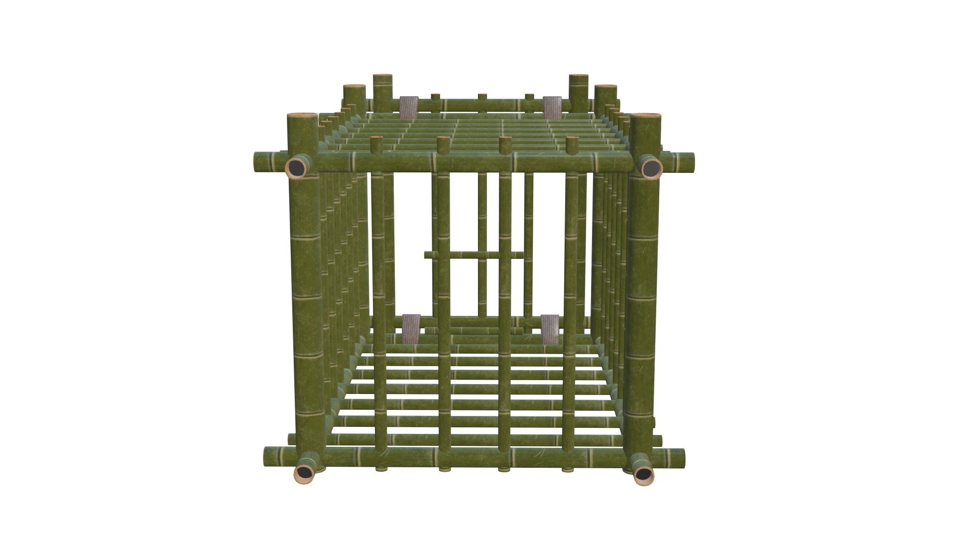 Low Poly Bamboo Construction 3D Model Model - TurboSquid 2300483