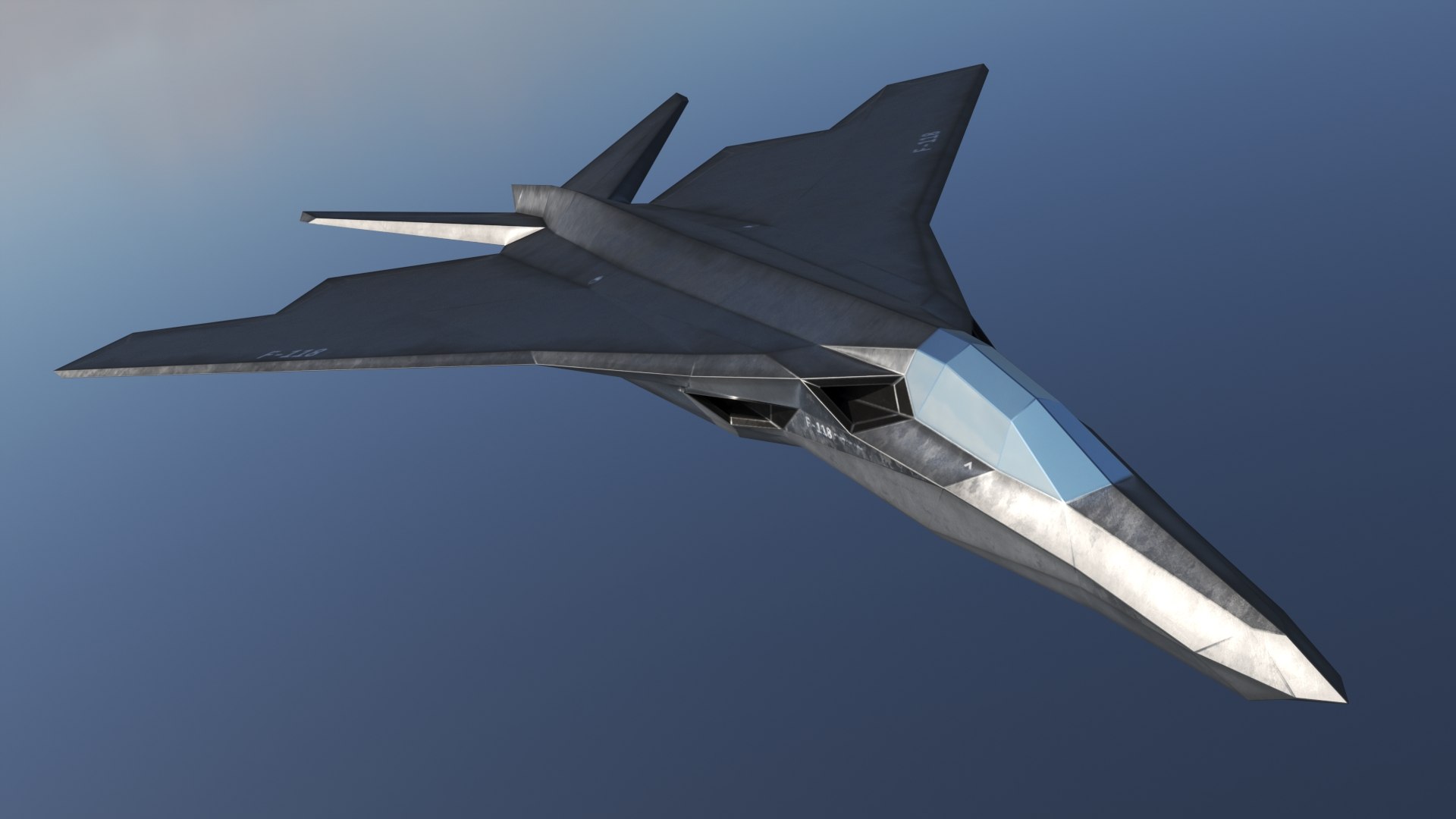 F-118prototype 3D Model - TurboSquid 2240151