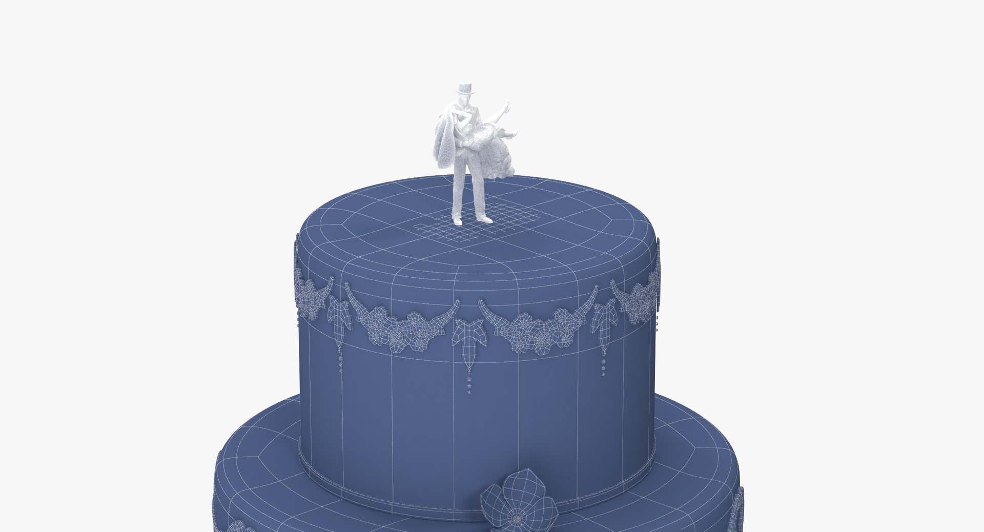 Wedding Cake Miniatures 03 3d Model