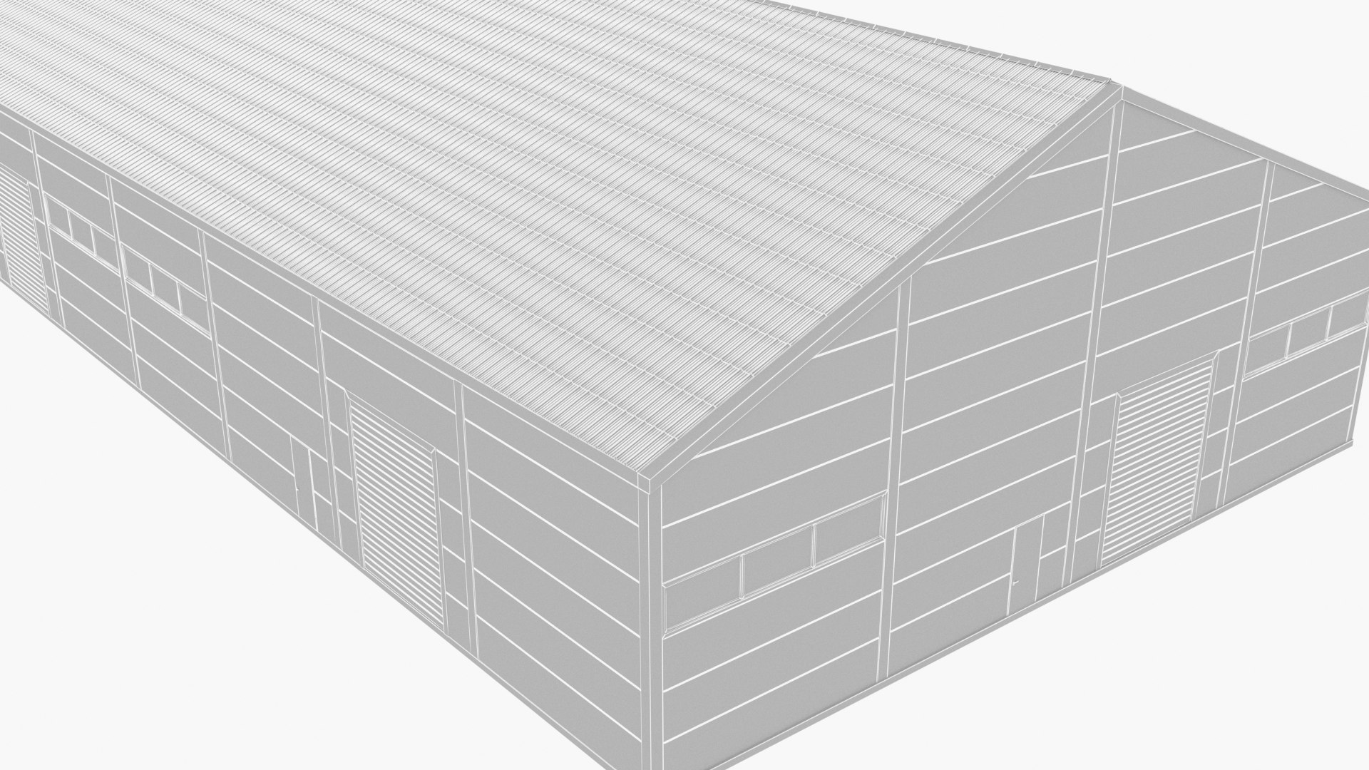 Warehouse Building 3D Model - TurboSquid 2389390