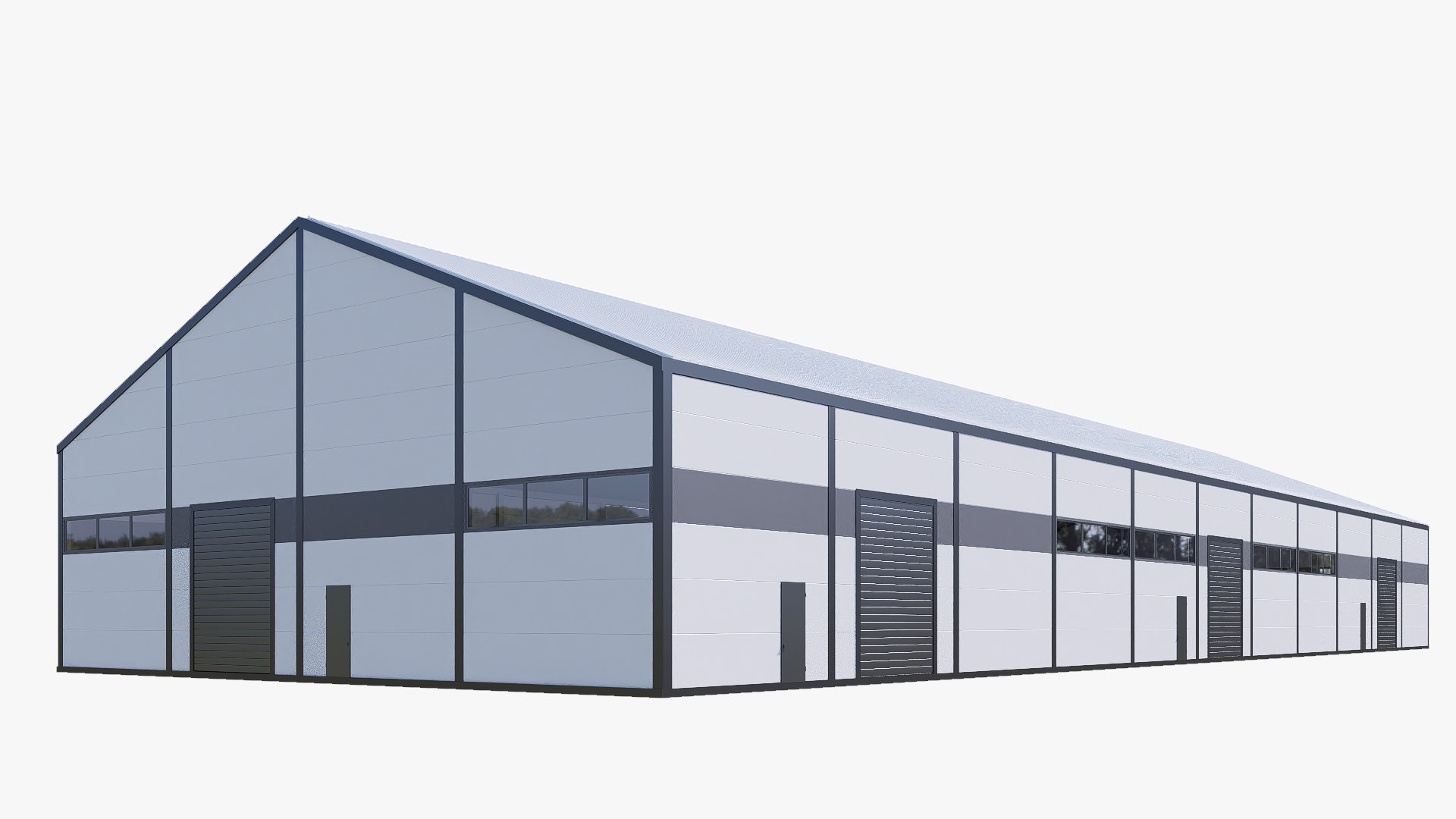 Warehouse Building 3D Model - TurboSquid 2389390