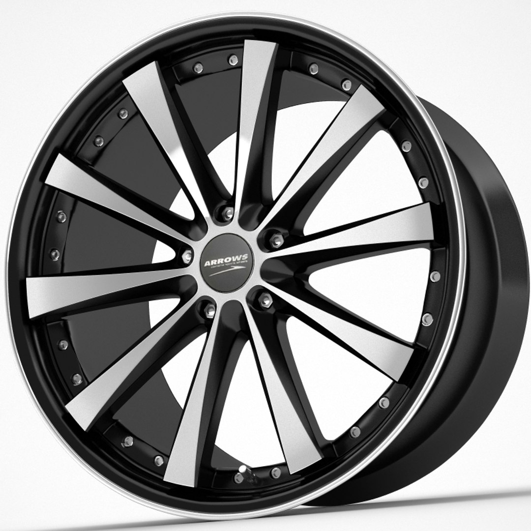 3dsmax Corniche Wheel Rims