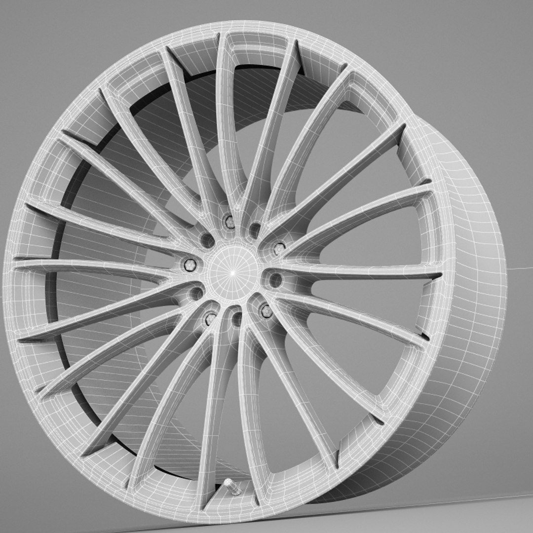 3dsmax Corniche Wheel Rims