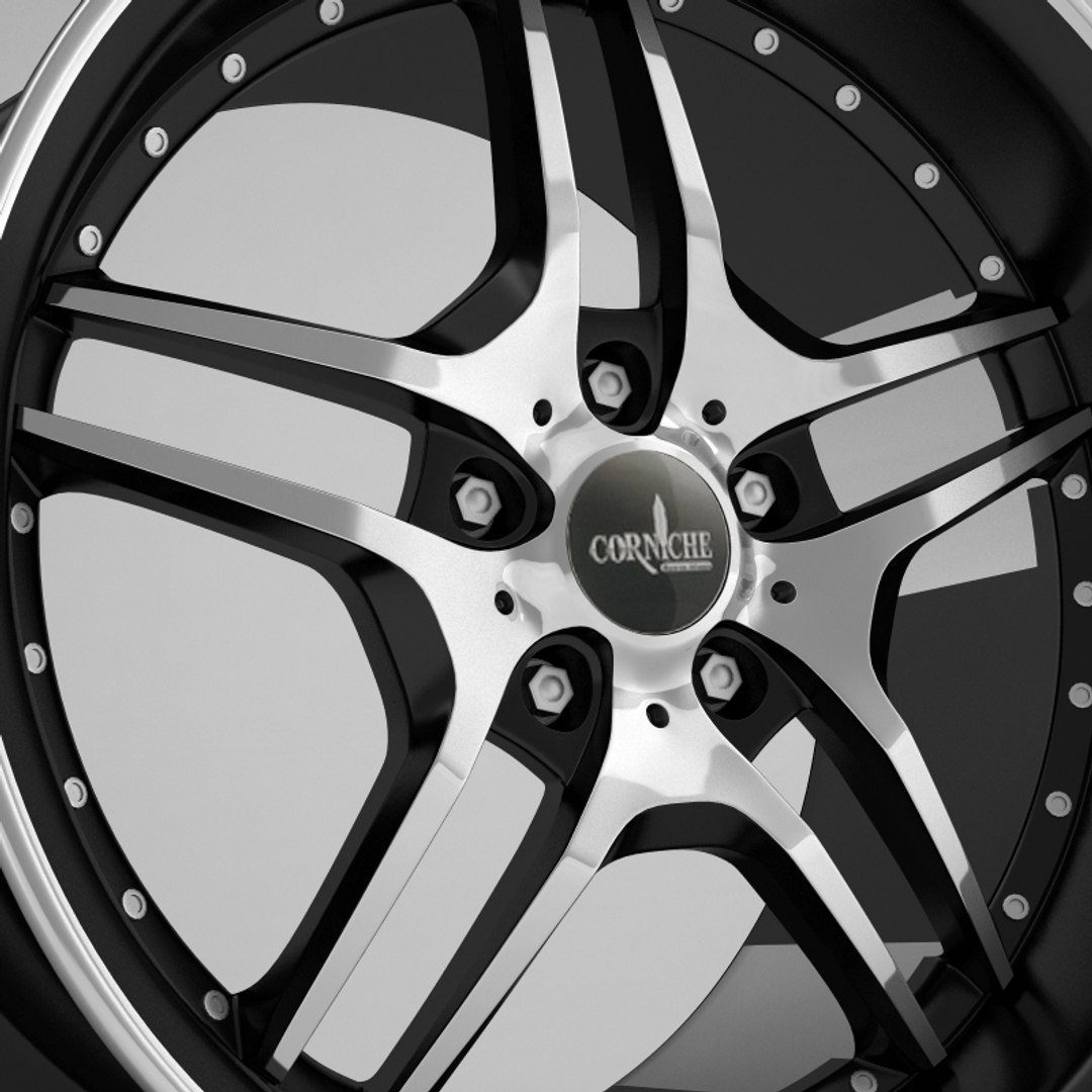 3dsmax Corniche Wheel Rims
