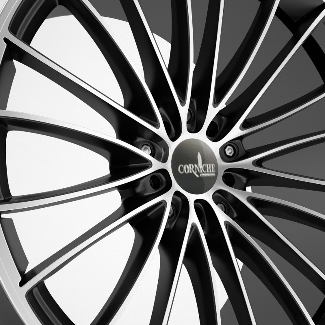 3dsmax Corniche Wheel Rims