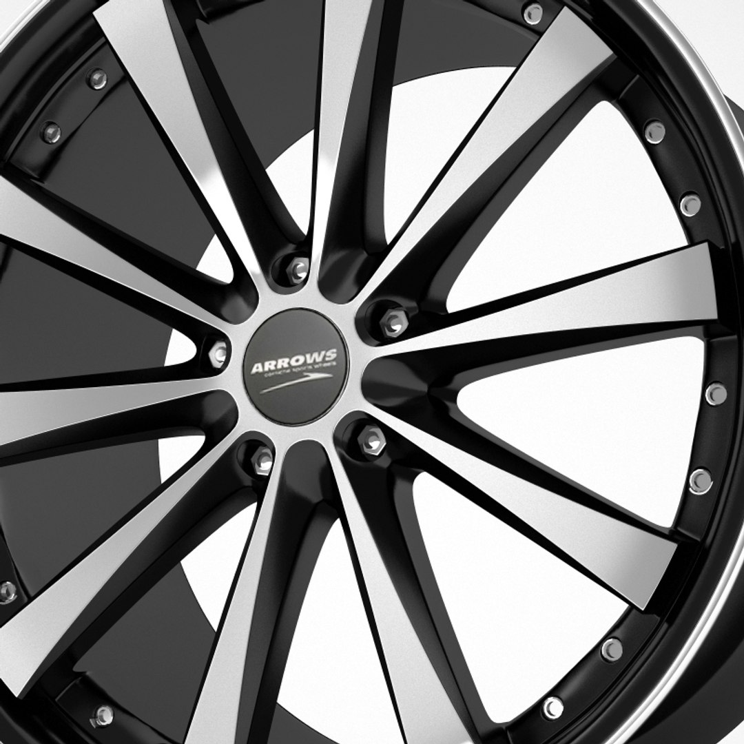 3dsmax Corniche Wheel Rims