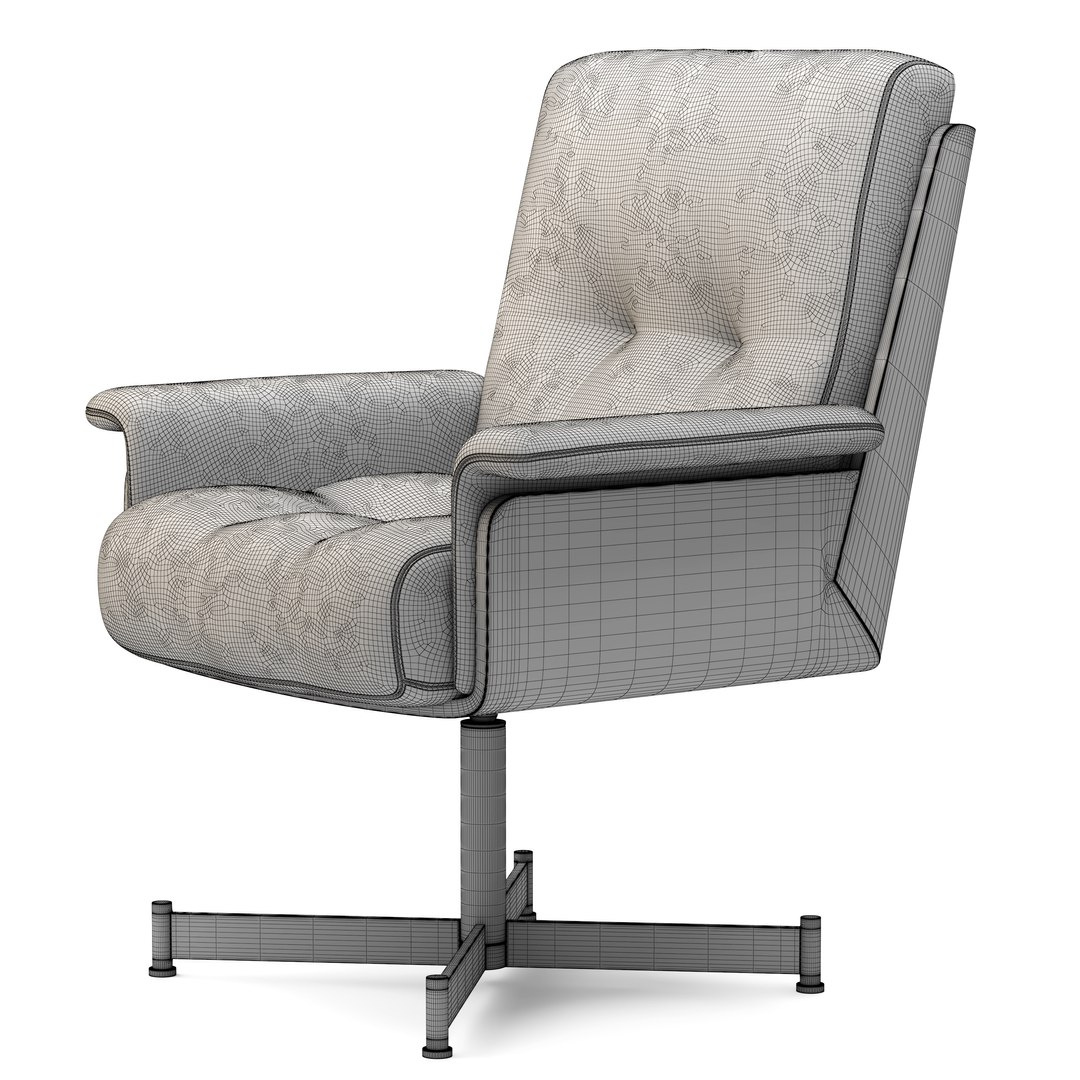 3D Model Minotti Daiki Studio Armchair - TurboSquid 1798305