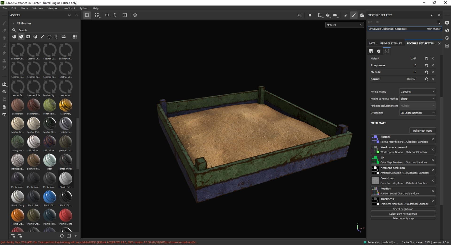 3D Soviet Oldschool Sandbox - TurboSquid 2128583