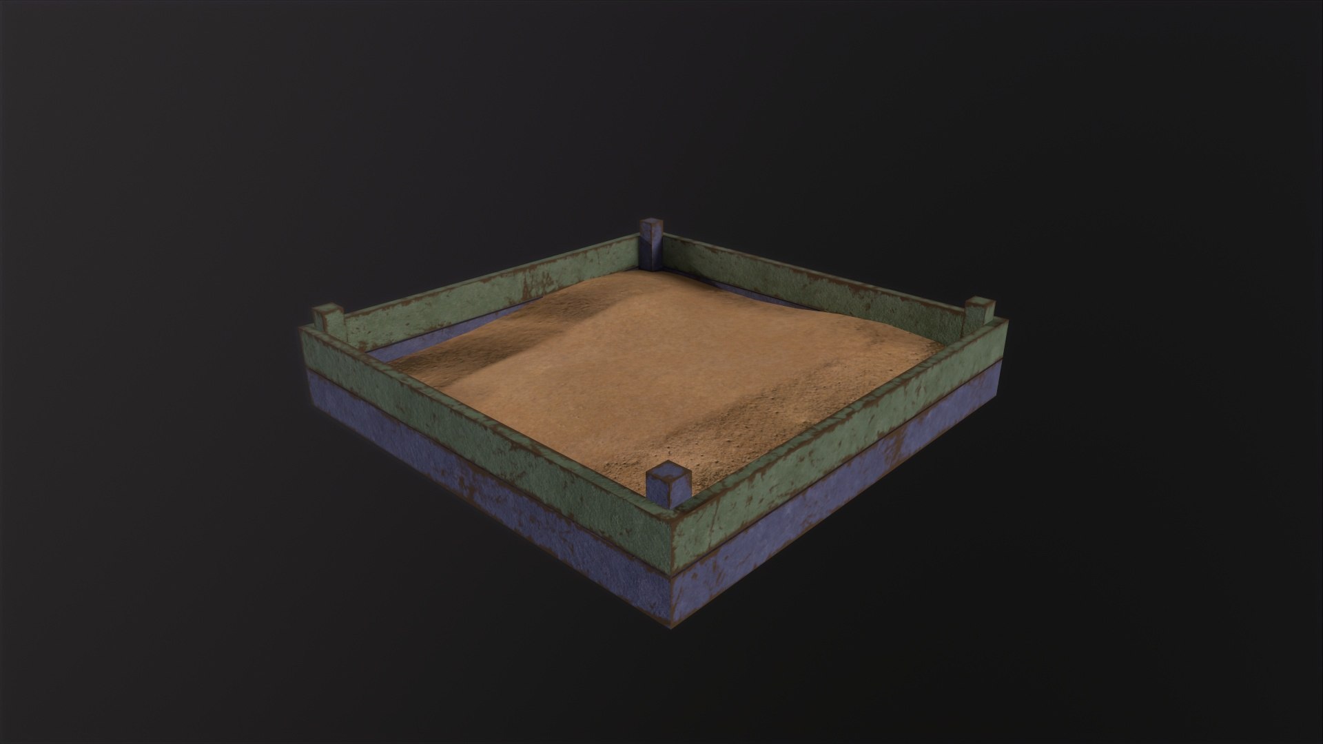 3D Soviet Oldschool Sandbox - TurboSquid 2128583