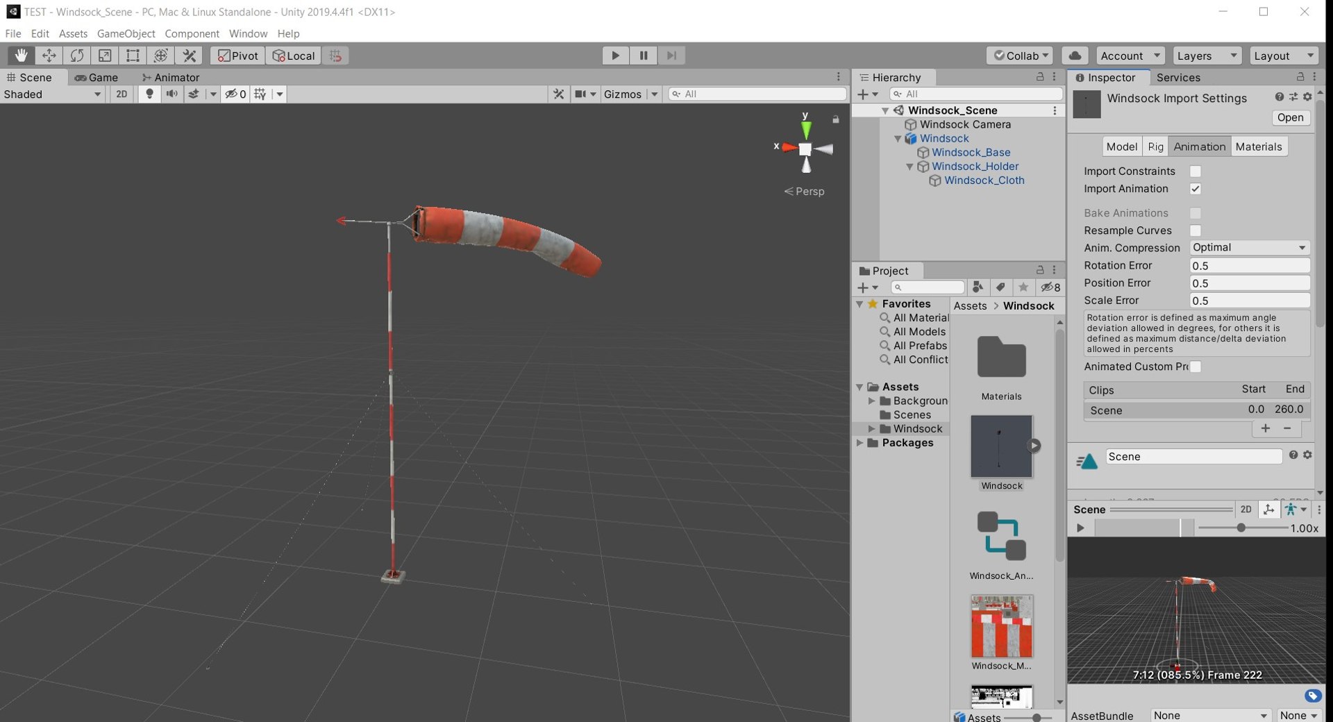 Windsock Animation 3D Model - TurboSquid 1628346