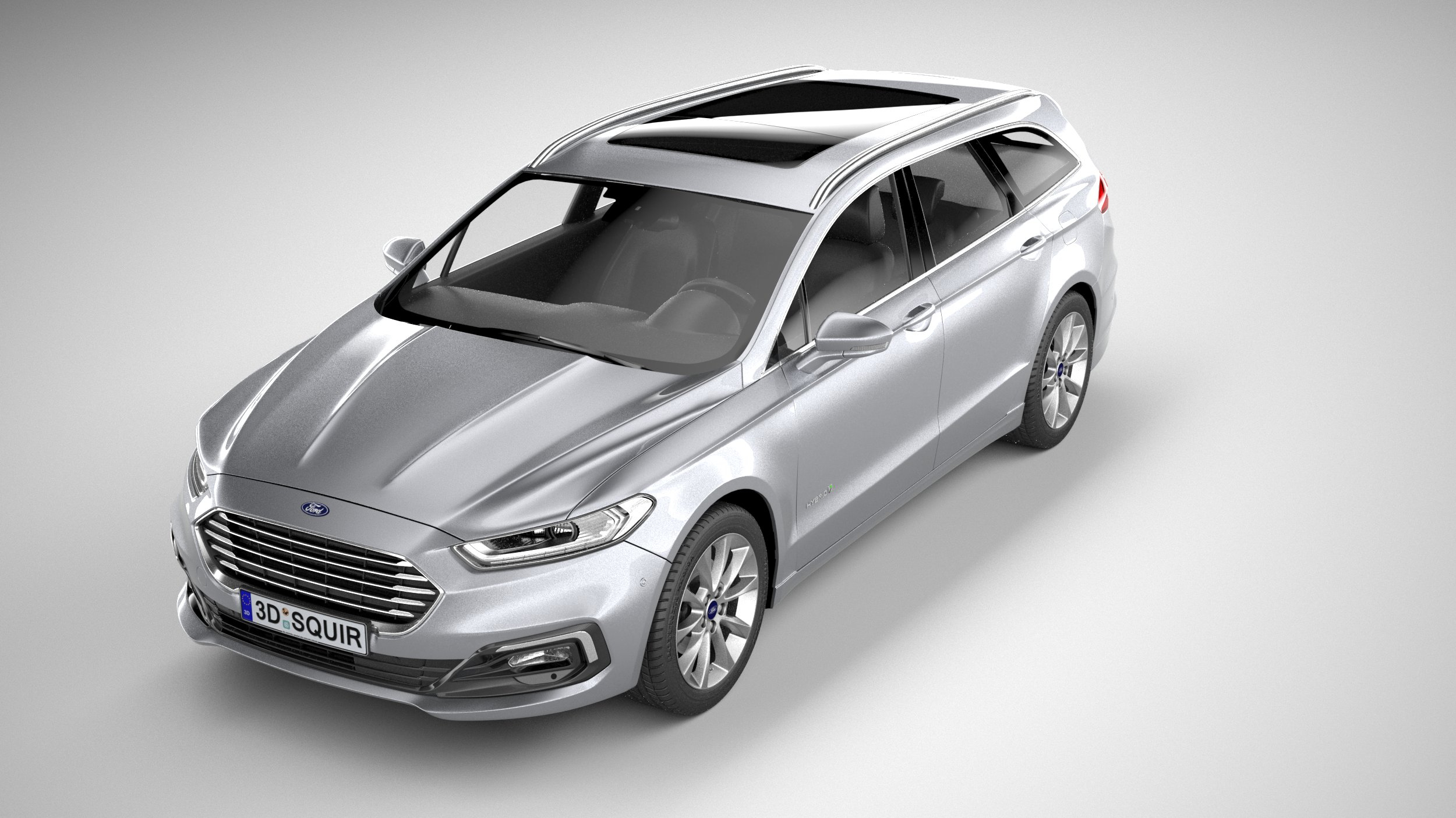 modelo 3d Ford Mondeo Estate Regular 2021 - TurboSquid 2062638