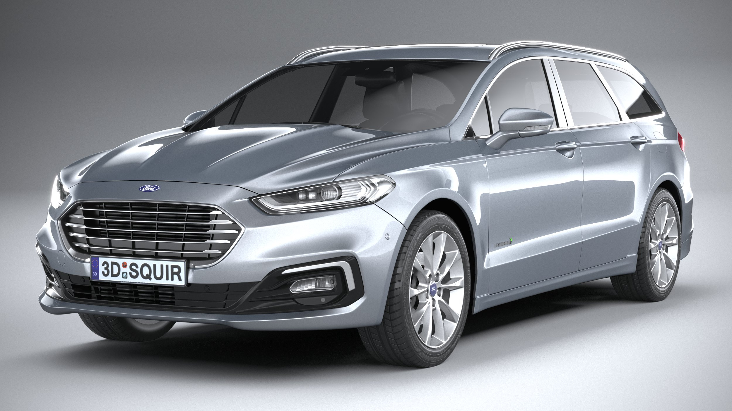 modelo 3d Ford Mondeo Estate Regular 2021 - TurboSquid 2062638