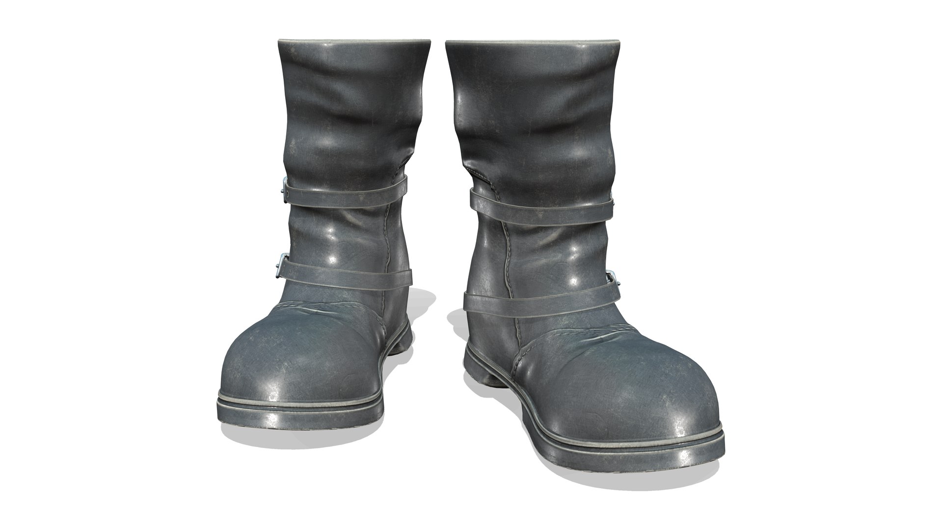 3D model Space Pilot Sci-fi Rider Boots - TurboSquid 1928638