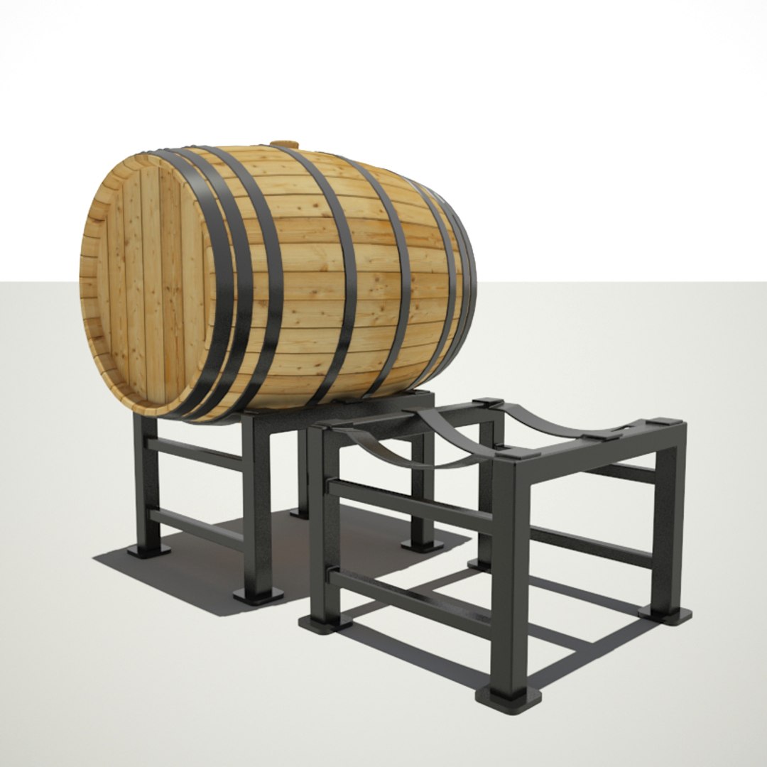 3d Model Barrel Stand