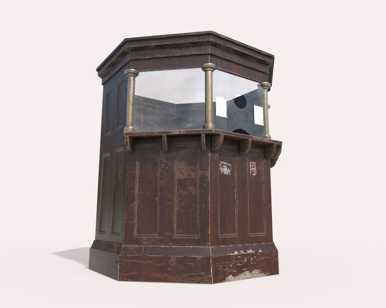 Ticket Booth 3D Model - TurboSquid 2024689