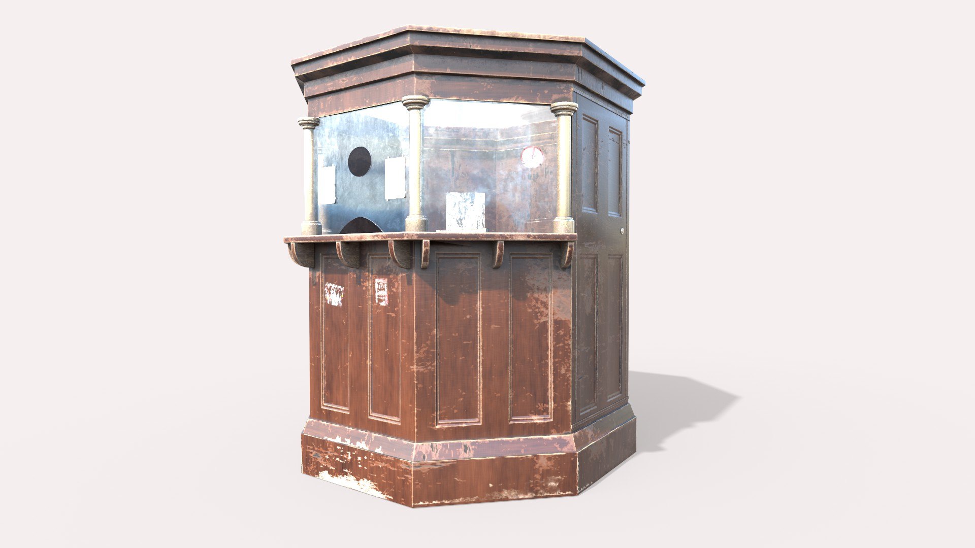 Ticket Booth 3D Model - TurboSquid 2024689