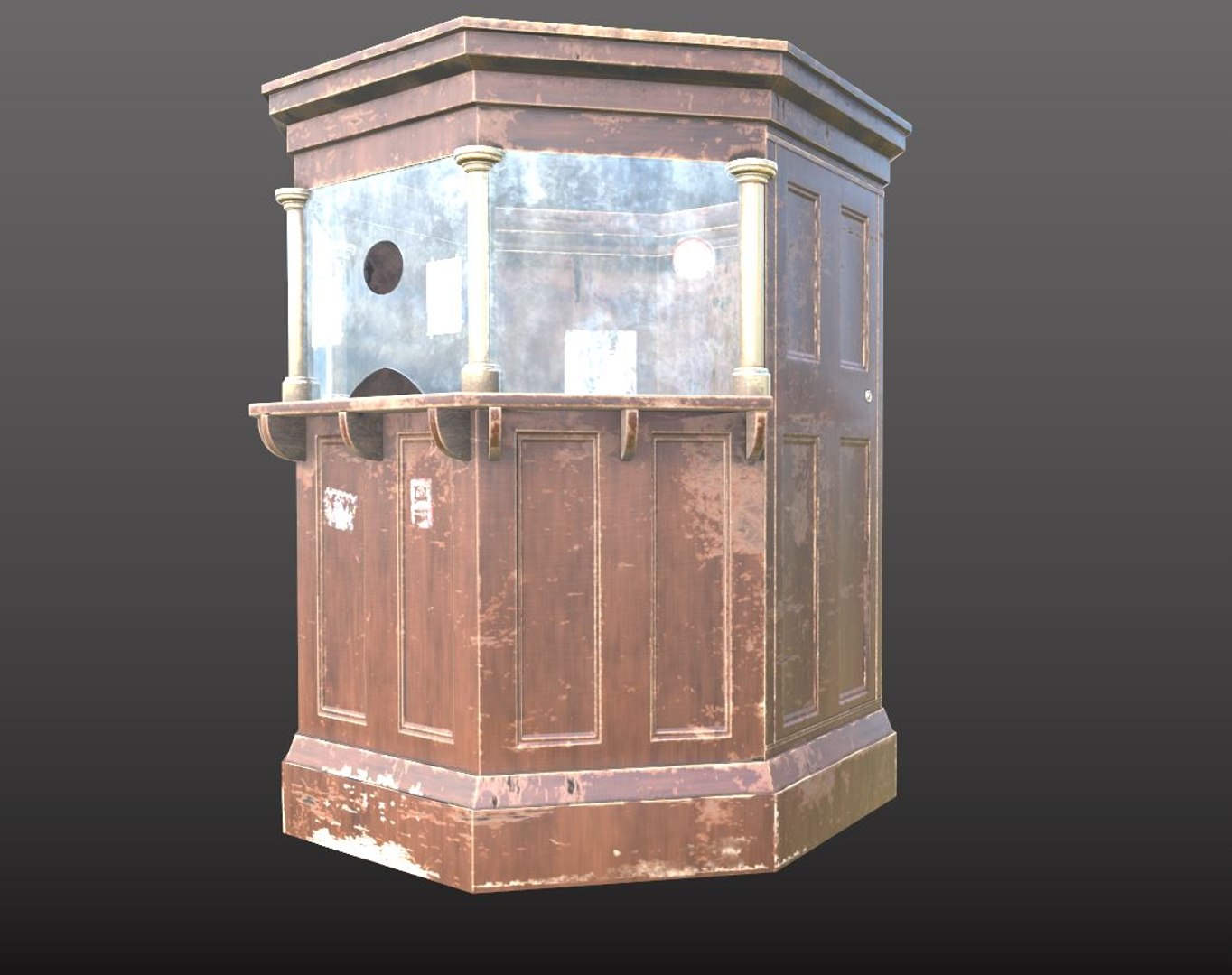 Ticket Booth 3D Model - TurboSquid 2024689