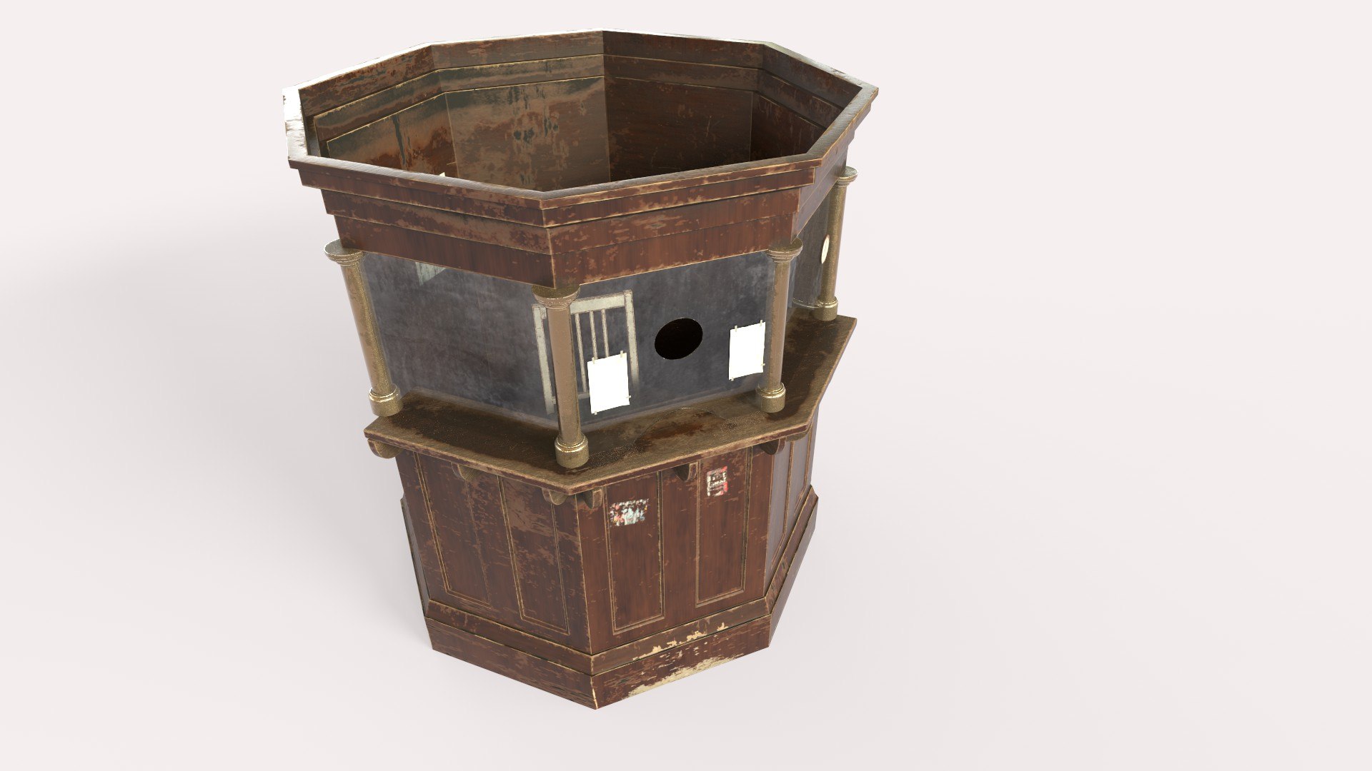 Ticket Booth 3D Model - TurboSquid 2024689