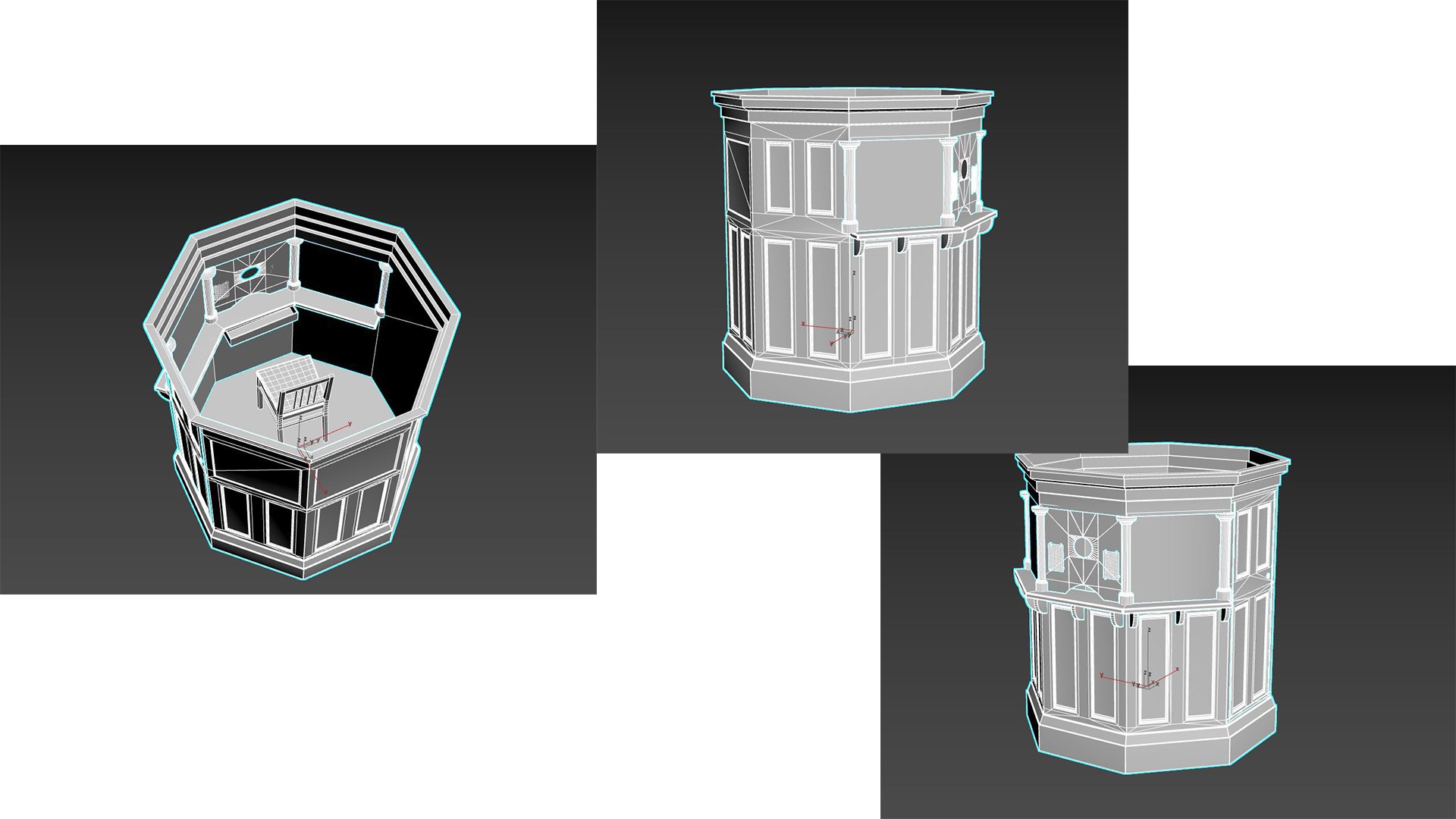 Ticket Booth 3D Model - TurboSquid 2024689