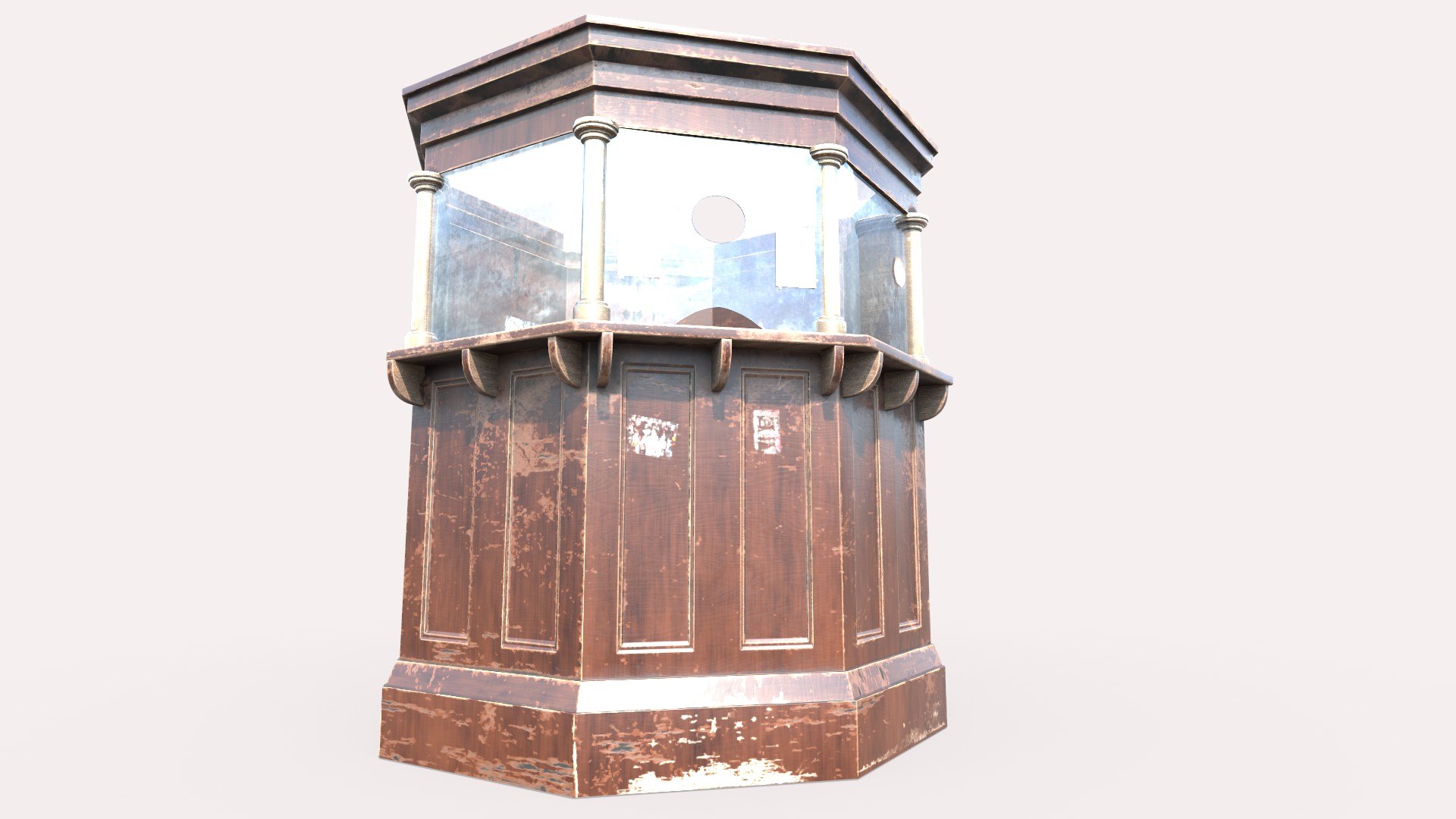 Ticket Booth 3D Model - TurboSquid 2024689