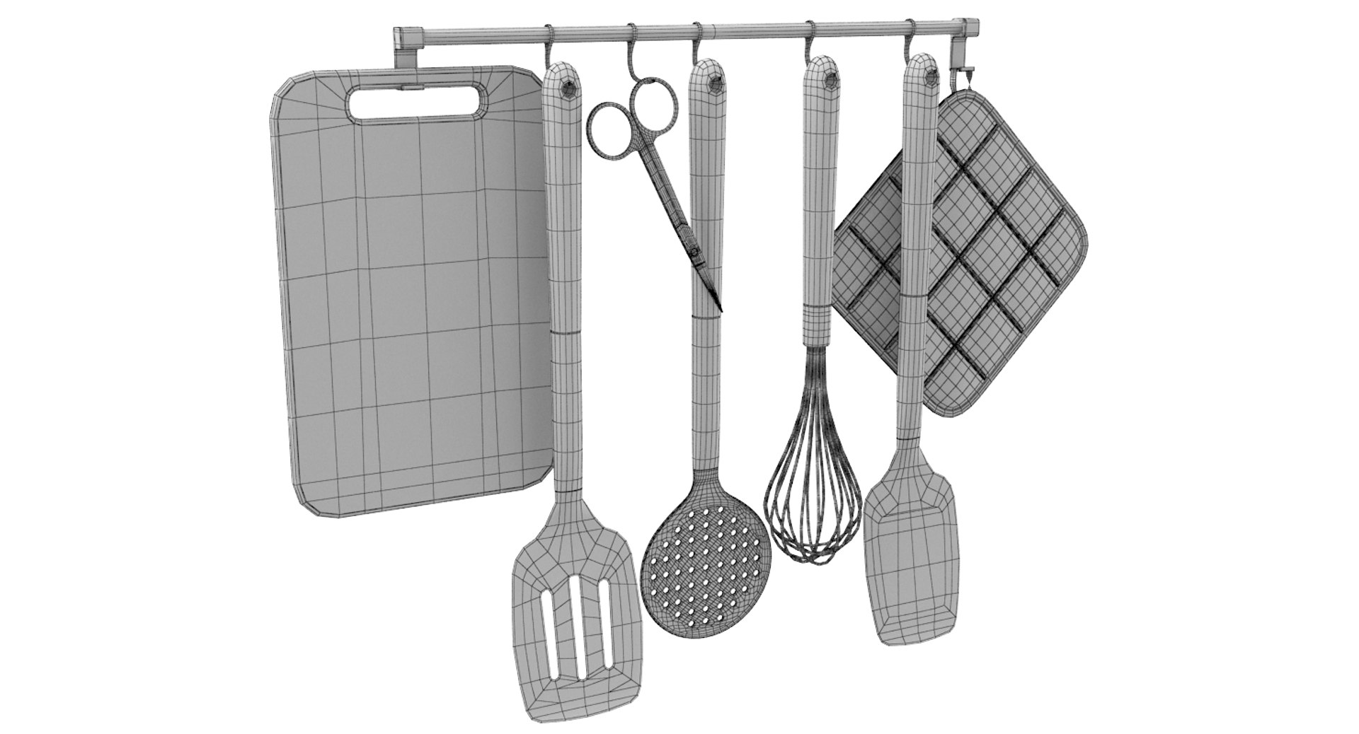 Real Kitchen Utensil 3D Model - TurboSquid 1421327