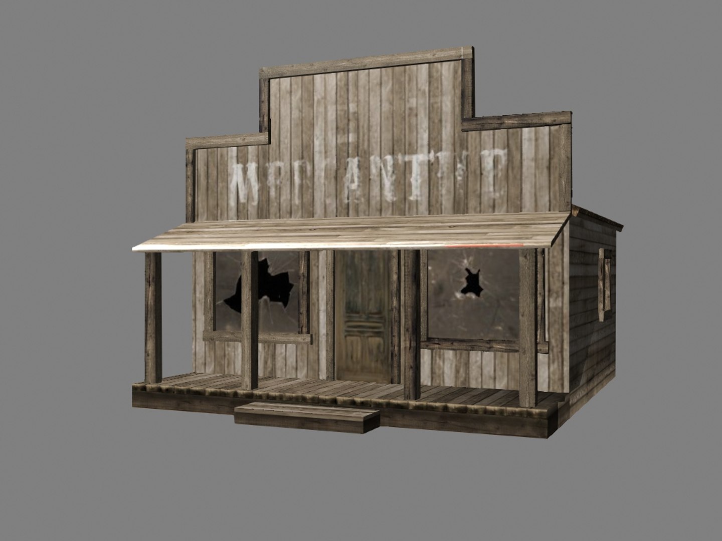 Ghost Town General Store 3d Lwo