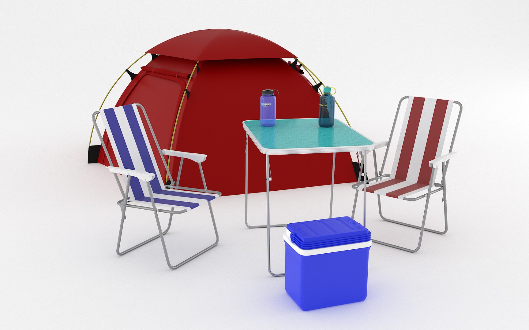 3D Camping Gear Collection - TurboSquid 2017800
