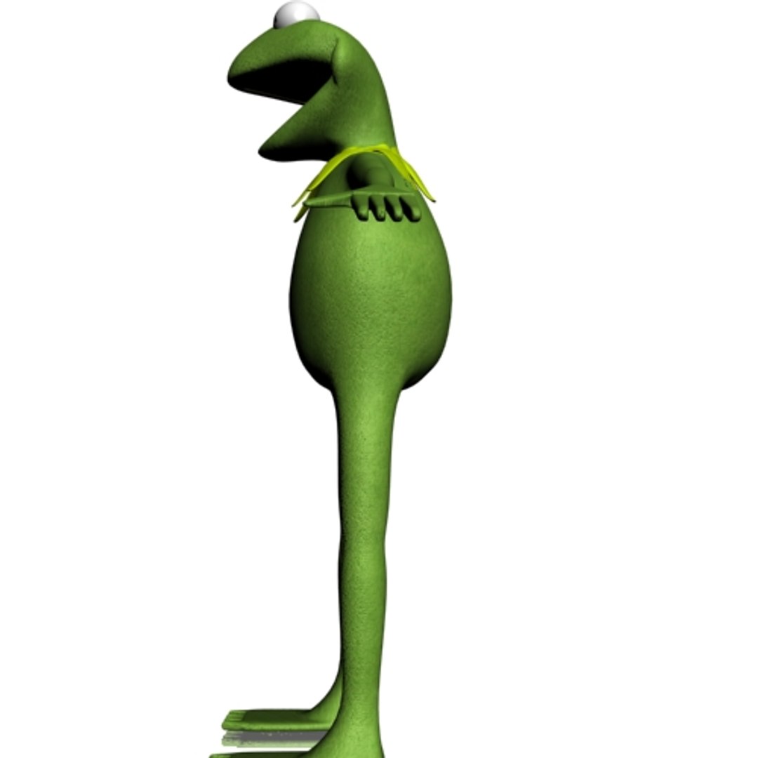 Frog Kermit Rigged 3ds