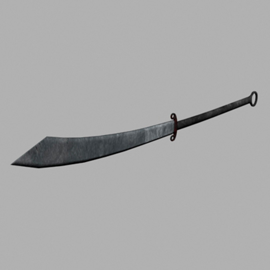 blade chinese long 3d model