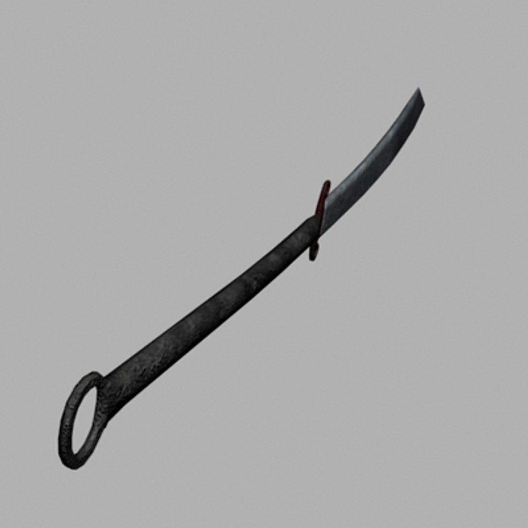 blade chinese long 3d model