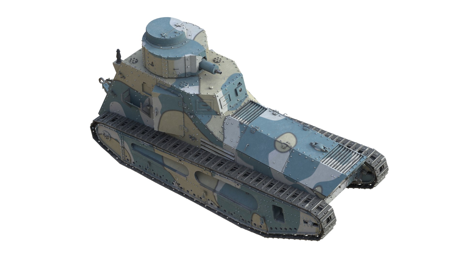 3D LK II Light Tank - TurboSquid 2353140