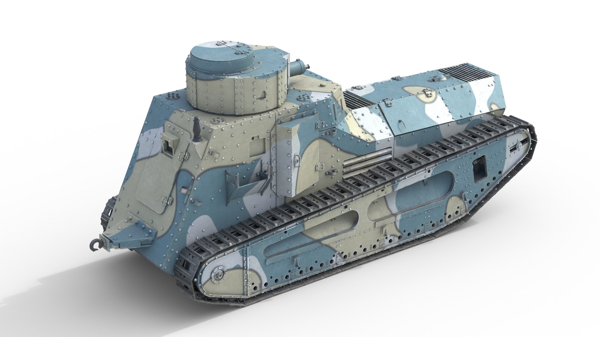 3D LK II Light Tank - TurboSquid 2353140