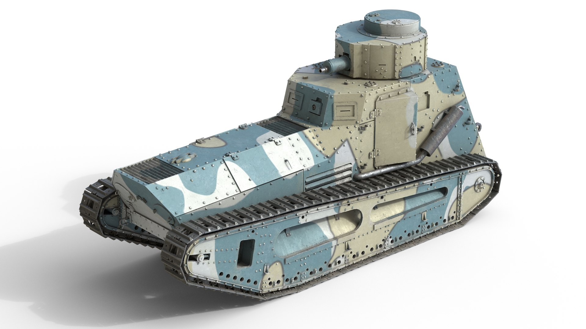 3D LK II Light Tank - TurboSquid 2353140