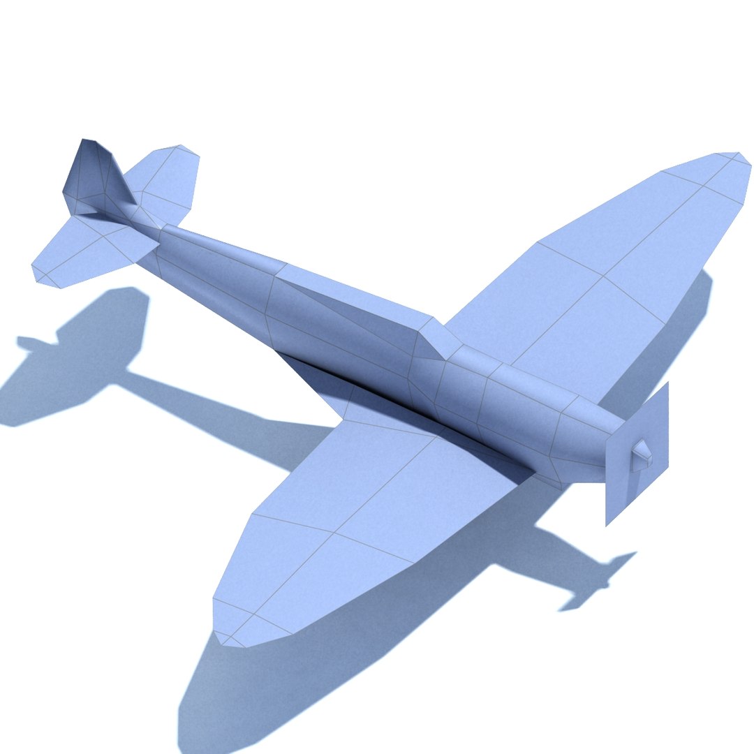 lods air plane 3d model