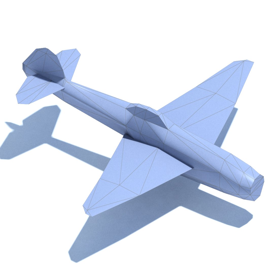 lods air plane 3d model