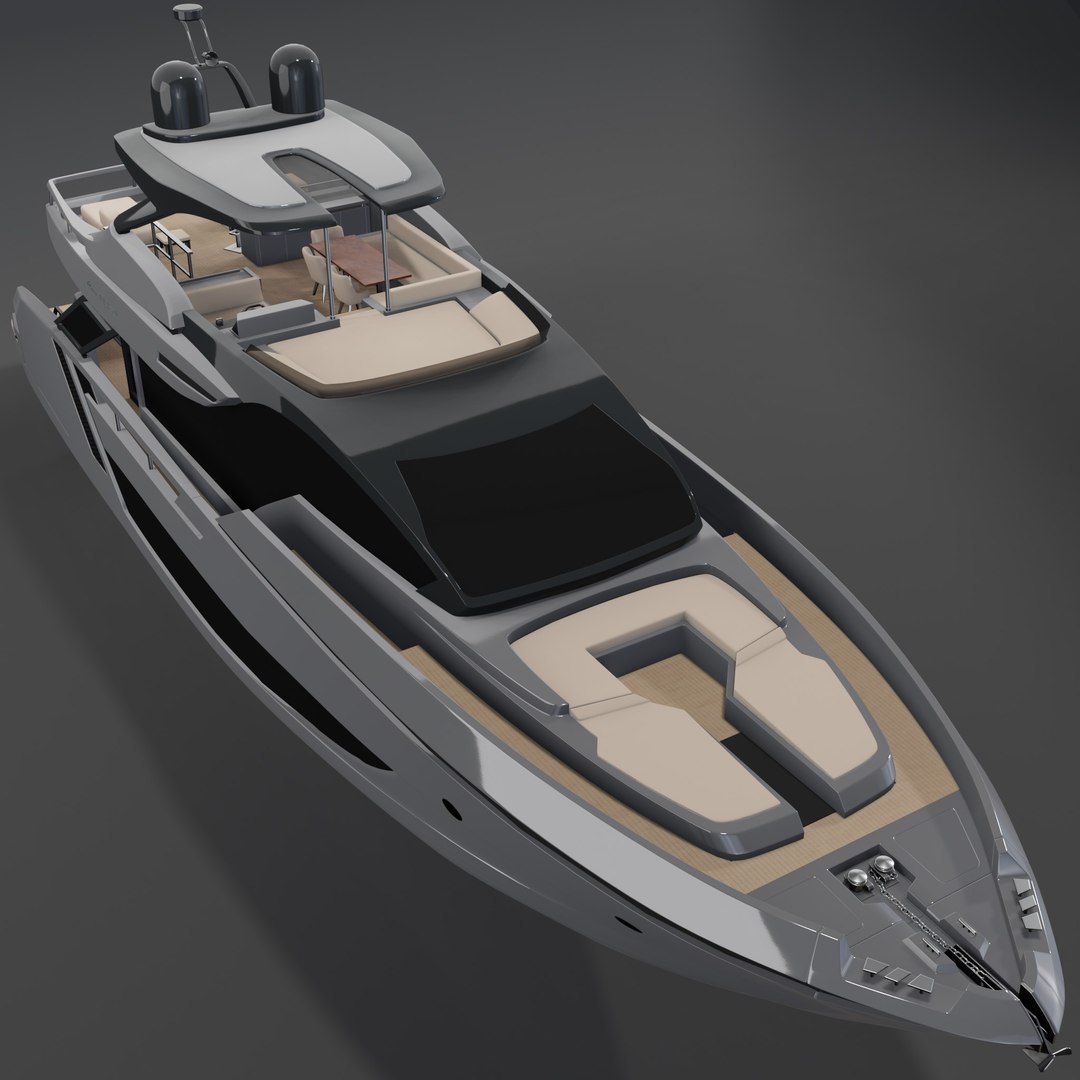 3D Riva 82 Diva Luxury Motor Yacht 3D Model - TurboSquid 2186290