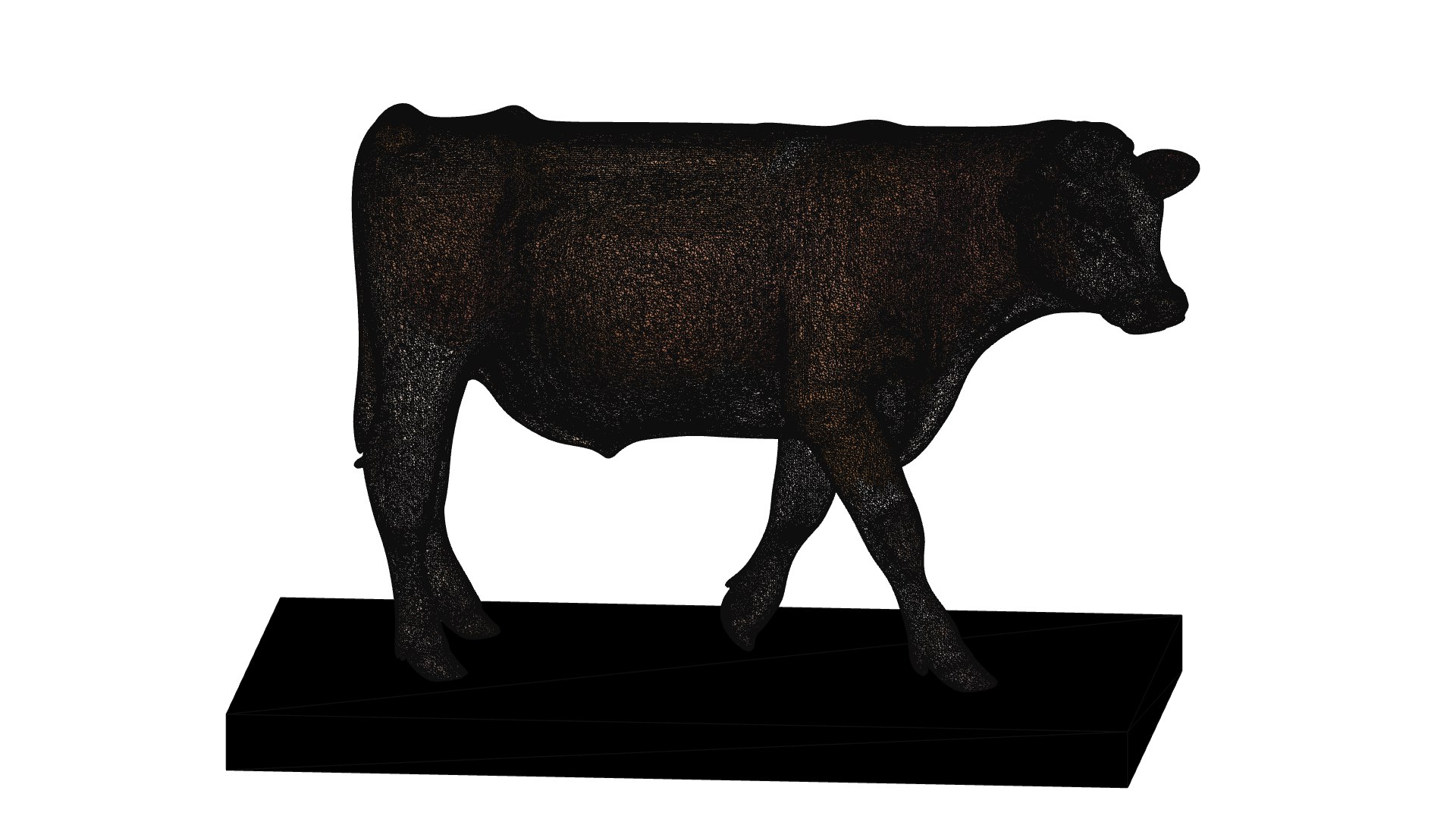 3D White And Brown Cow 3D Printable Model STL OBJ - TurboSquid 2361883